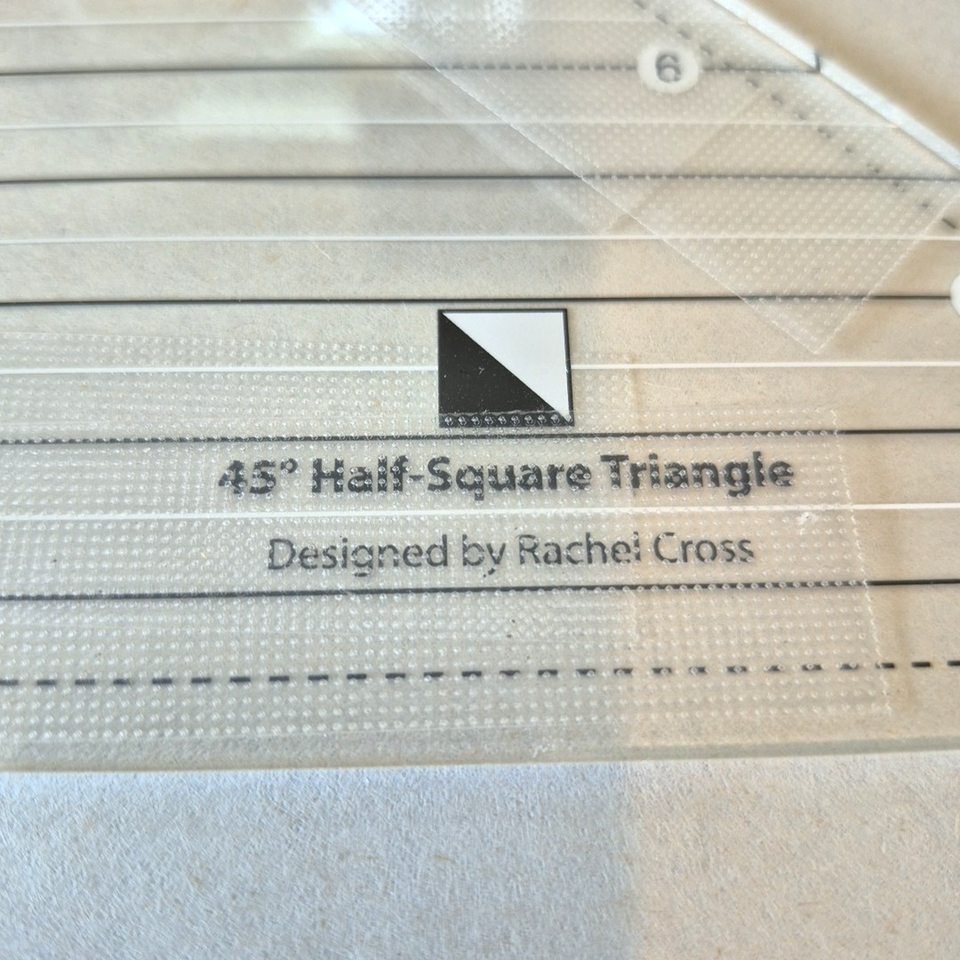 Creative Grids 45 Degree Half-Square Triangle Sewing & Quilting Ruler ...