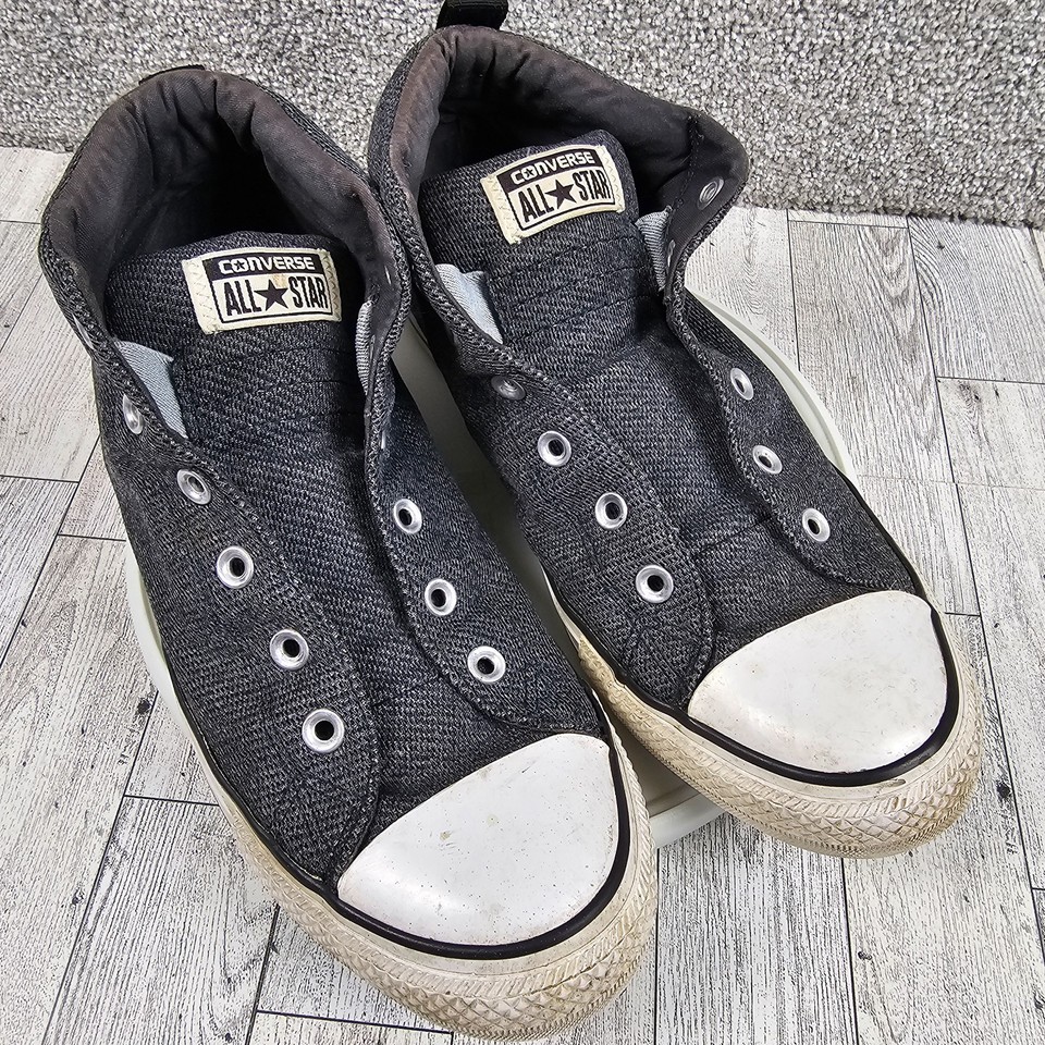Converse Chuck Taylor All Star Mens Street Mid Shoes Wolf Grey Size 10 ...