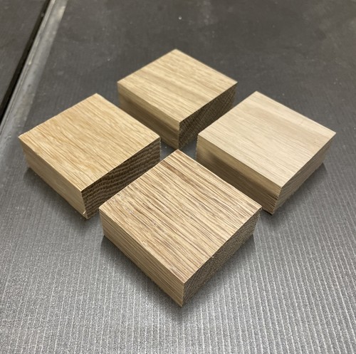 Solid OAK Hardwood Planed Timber Offcut Squares/Blocks for craft and ...