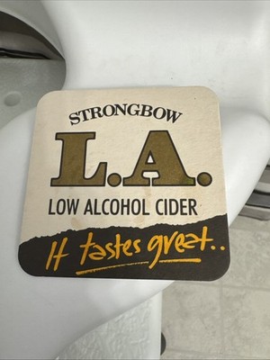 STRONGBOW L.A. Low Alcohol Cider Beer Coaster (1) | eBay