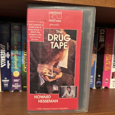 THE DRUG TAPE VHS Video Tape Anti Drug Retro OOP 1987 Video Vortex Rare ...