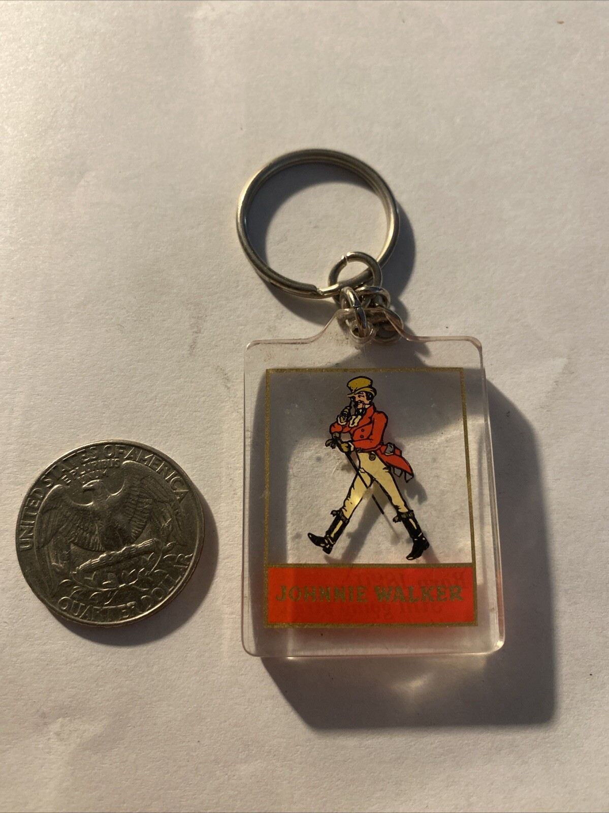 Vintage Johnnie Walker Red Scotch Whiskey Keychain | eBay