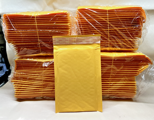 (100) 4.5 X 7" Bubble Mailers #000 Padded Envelopes Shipping Self Seal USPS UPS | eBay