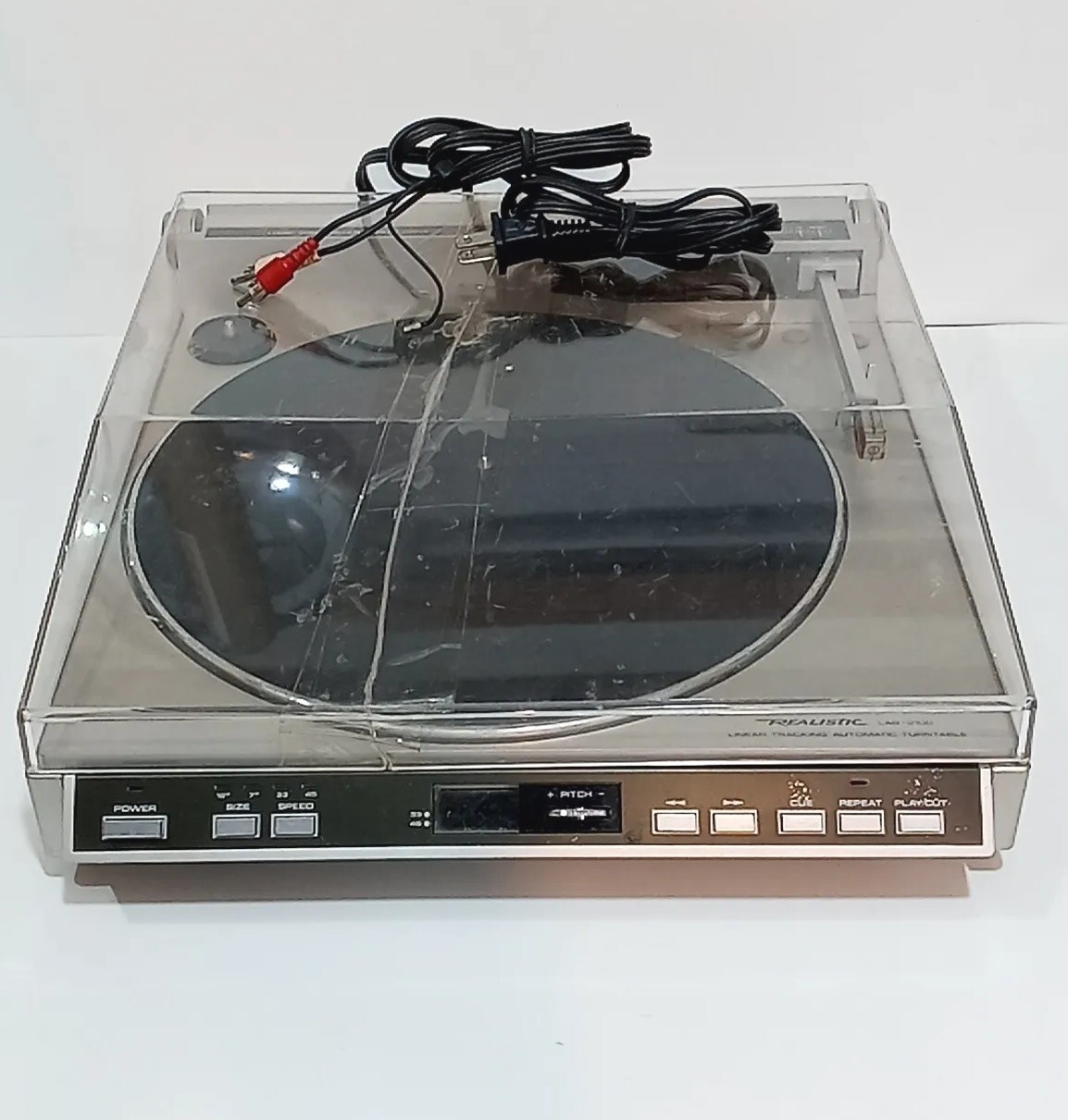 Vintage Realistic Lab-2100 Direct Drive Turntable PARTS OR REPAIR | eBay