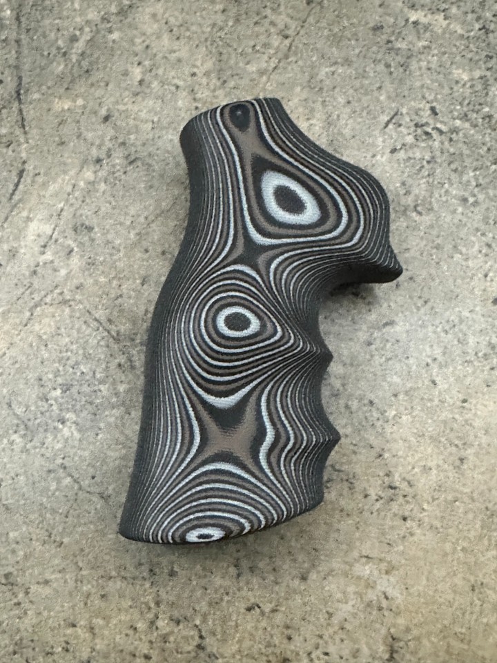 Hogue Smooth G10 Grip for Ruger GP100 / Super RedHawk Finger Grooves ...