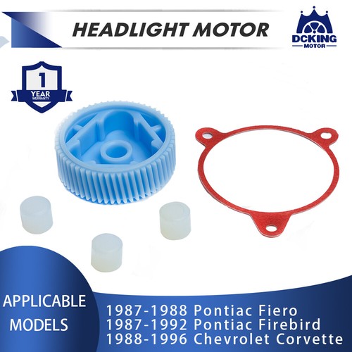 Headlight Motor Gear Repair kit 87-92 Pontiac Firebird&1988-1996 Chevy ...