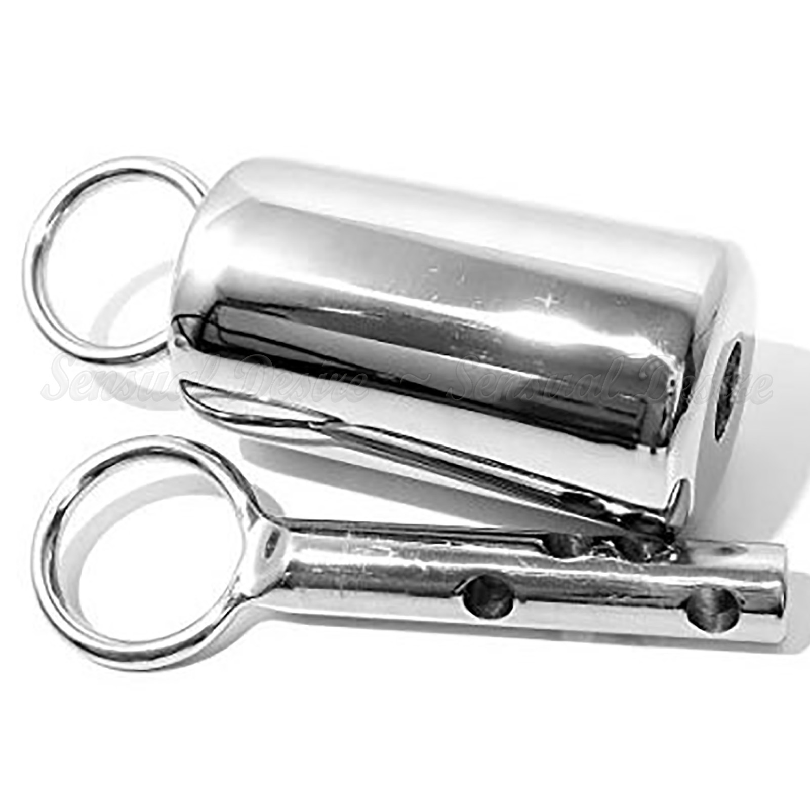 Stainless Steel Ice Lock Sensual Desire Bondage Fetish Restraint Device ...