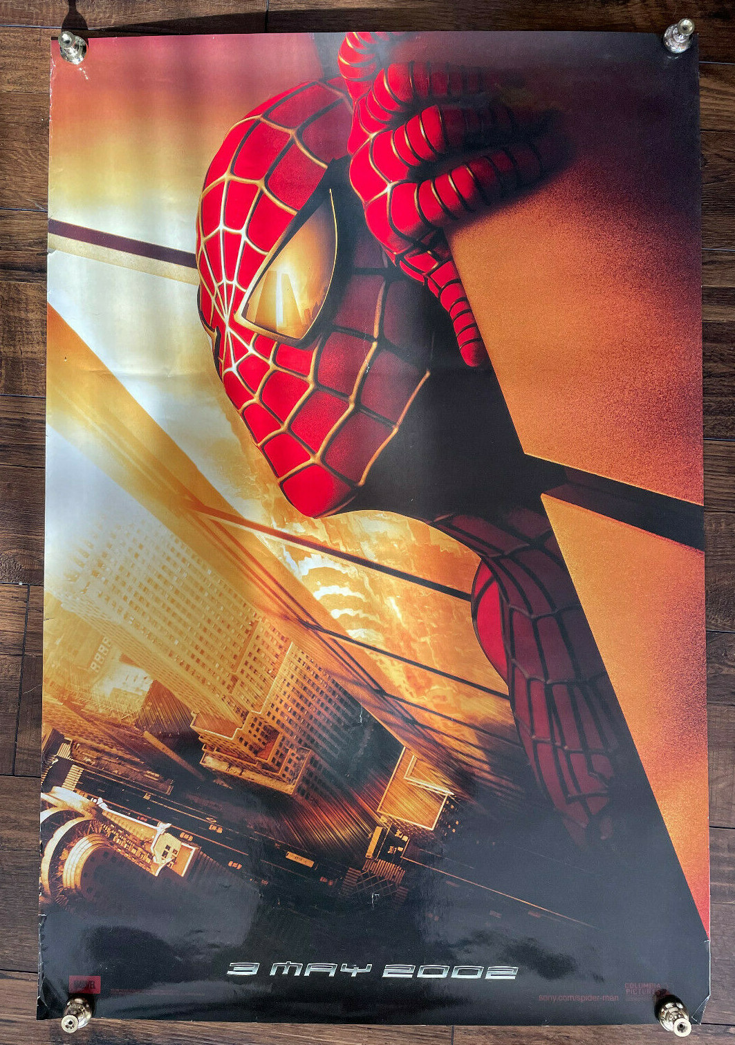 Spider Man Movie Poster With Twin Towers