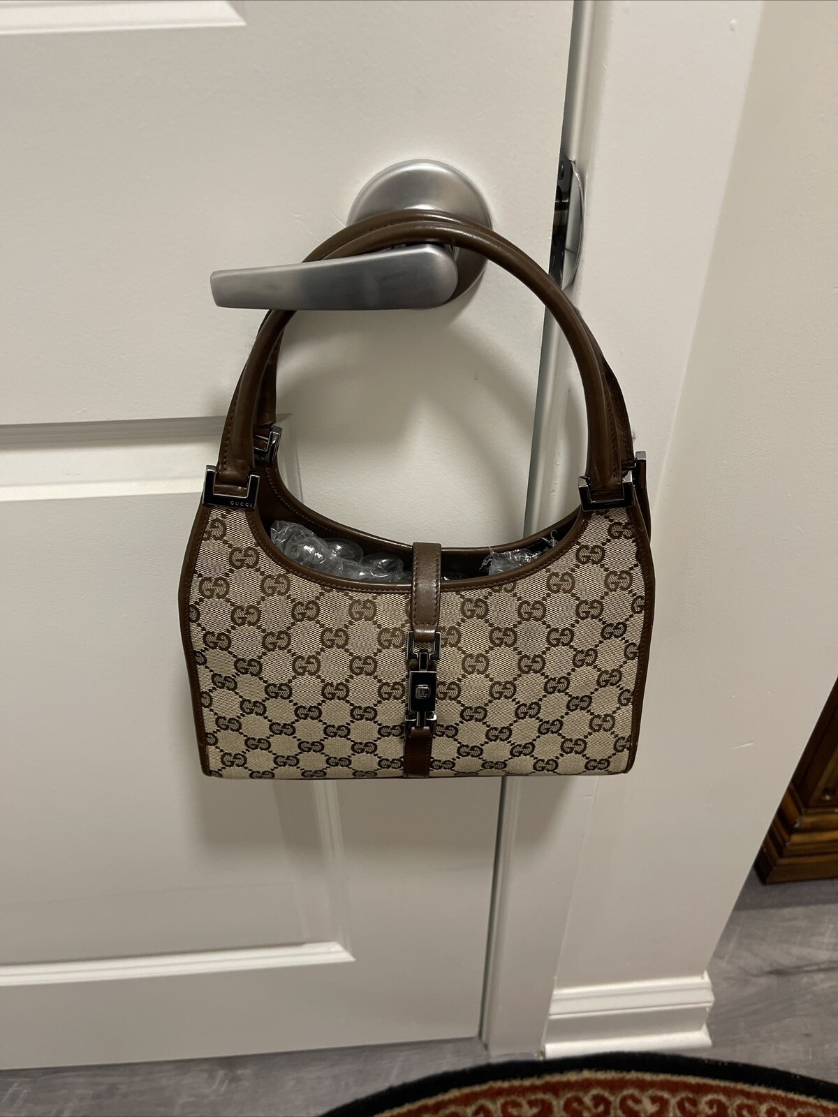 GUCCI Jackie GG Pattern Shoulder Bag Shoulder Bag 145… - Gem
