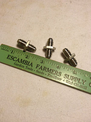 QTY 3 STAINLESS STEEL TUBE NIPPLE MS24392J4, MS24392-4C, 4730-00-684 ...