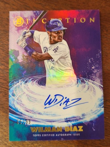 2021 Bowman Inception Primordial Prospect Auto #/99 - Wilman Diaz ...