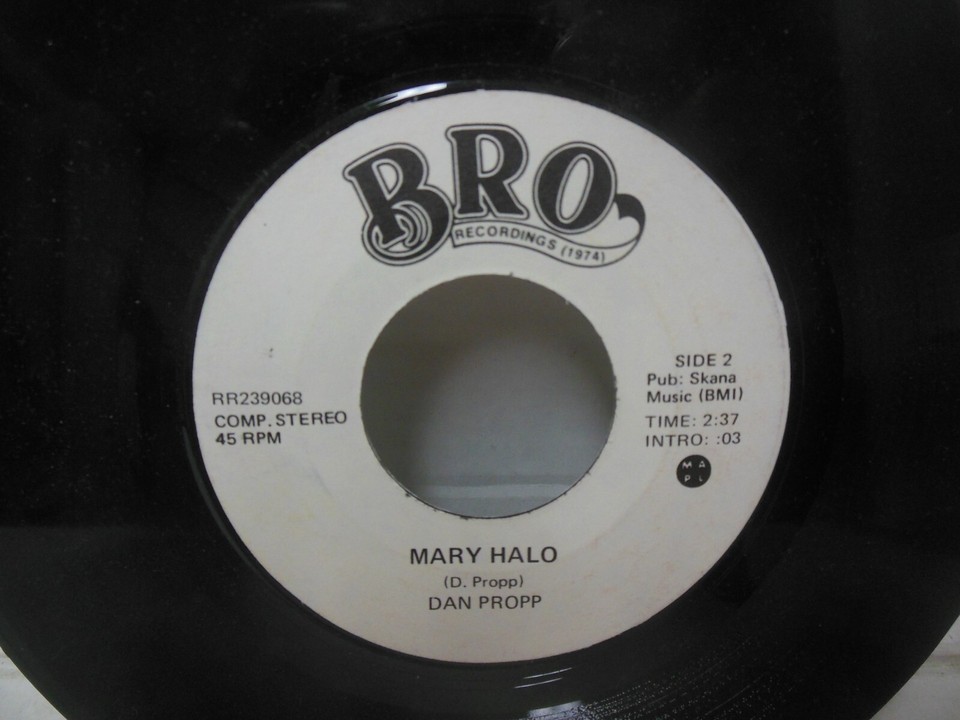 rare DAN PROPP exc 45 rpm GIBSON'S LANDING b/w MARY HALO | eBay