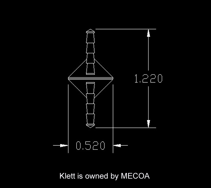18 KLETT LARGE FLEX POINTS HINGES RK-5 FOR MODEL AIRPLANE Made in USA ...
