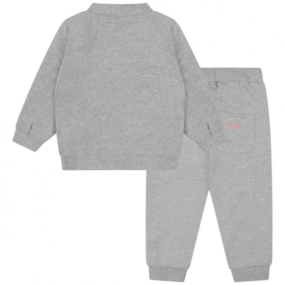 NWT NEW Fendi baby girls gray heart lock 2pc tracksuit set 3m | eBay