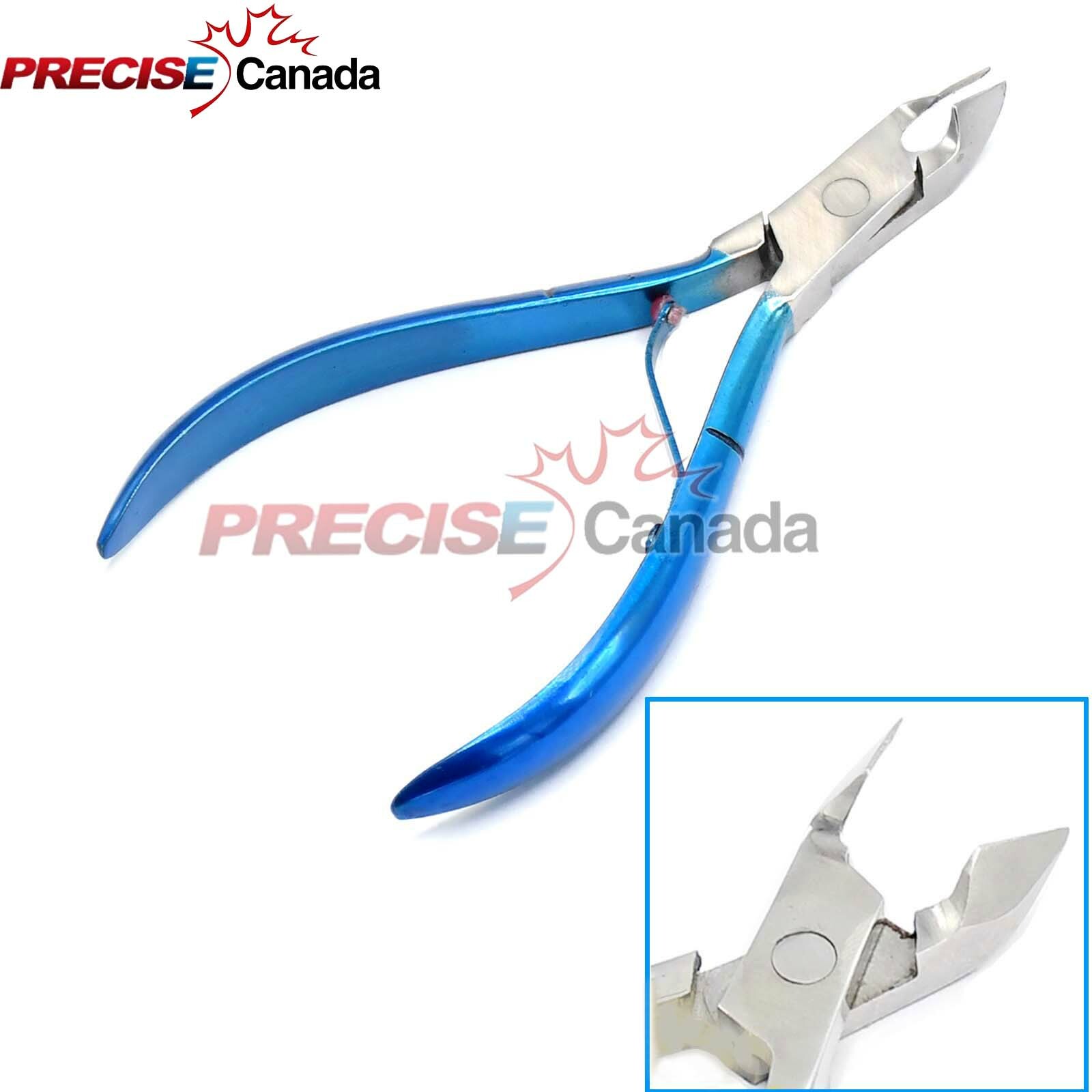 Professional Nail Cuticle Nipper Cutter Manicure Acrylic Clipper Blue ...