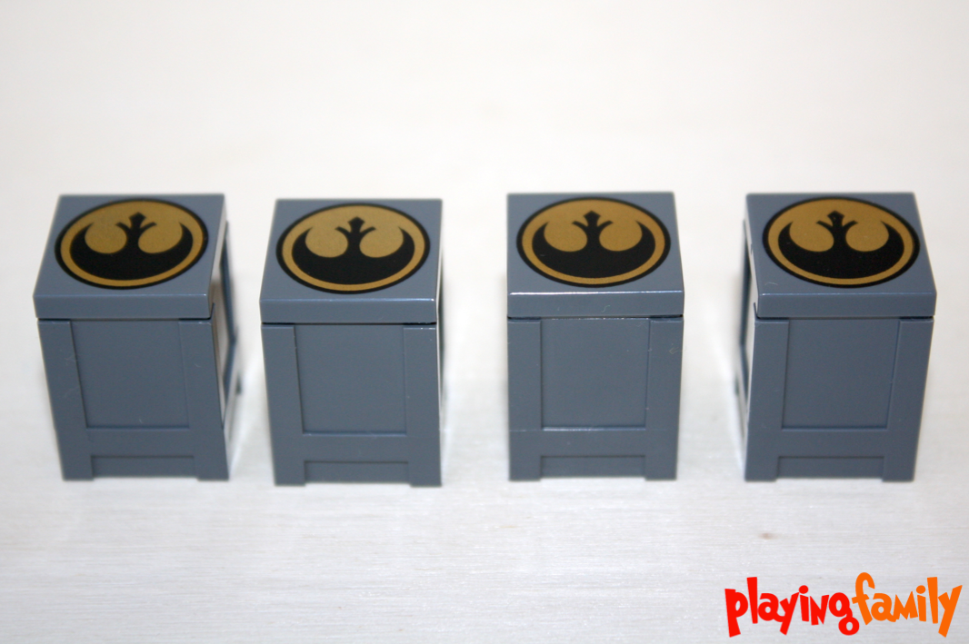 LEGO STAR WARS, 4 Kisten Coaxium aus LEGO®-Teilen MOC, Rebellen, für ...