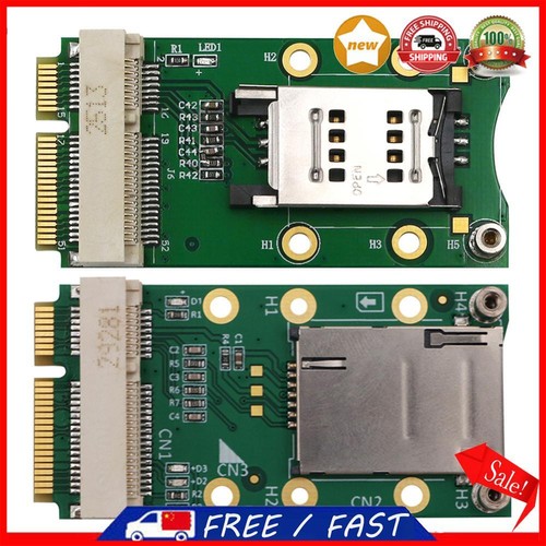 Mini PCI-E Adapter with SIM Card Slot for 3G/4G WWAN LTE WLAN CDMA GPS ...