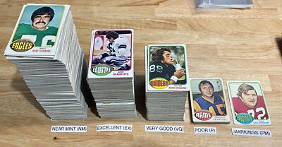 1976 Topps Football Cards 101-200 (P-NM) - You Pick - Complete Your Set ...