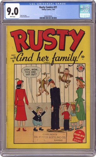 Rusty Comics #21 CGC 9.0 1949 2008358004 | eBay