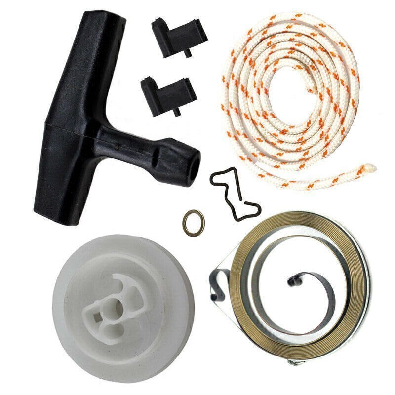 Recoil Rewind Spring Starter Pulley Grip Rope Pawl For Stihl 034 036 ...