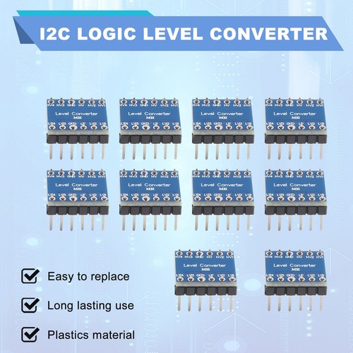 10Pcs 4 Channel IIC I2C Logic Level Converter Bi-Directional Module 3 ...