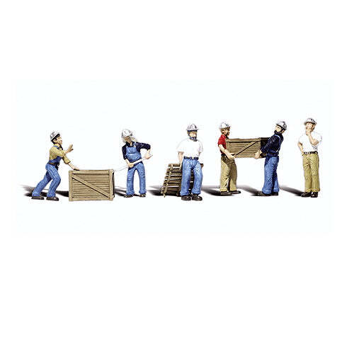 NEW Woodland O Scale Dock workers Train Figures A2729 | eBay
