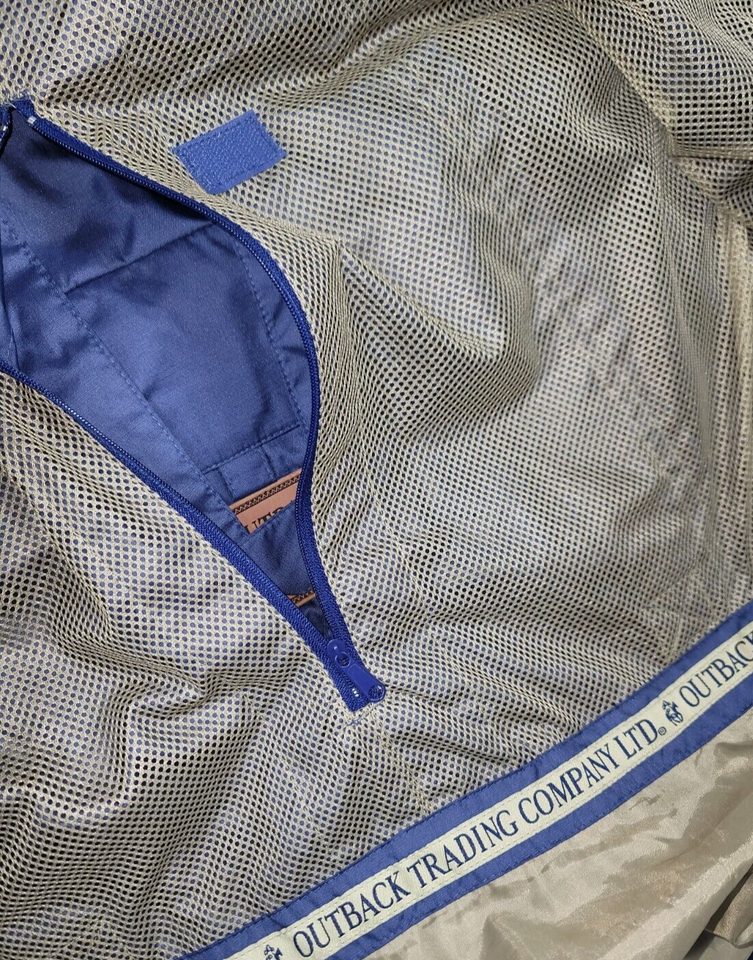 Outback Trading Co Pak-A-Roo Waterproof Parka Hooded 2405 Blue Sz XS ...