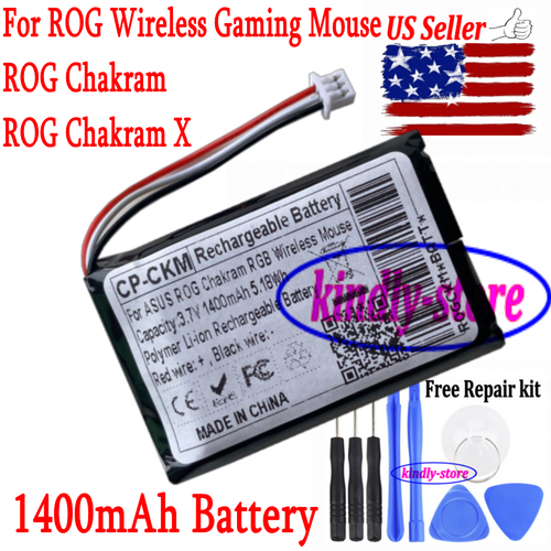 USPS For ASUS ROG Chakram & ROG Chakram X Wireless Gaming Mouse 1400mAh ...