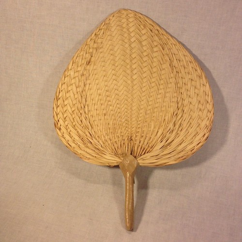 Hand Fan, Vietnamese Hand Woven Palm/Coconut Leaf | eBay