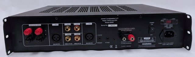 James Loudspeaker M1000 Subwoofer Amplifier 1000w RMS for sale online ...