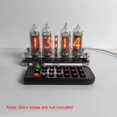 IN14 Basic Version Nixie Tube Clock Acrylic Base for IN14 Punk Vacuum ...