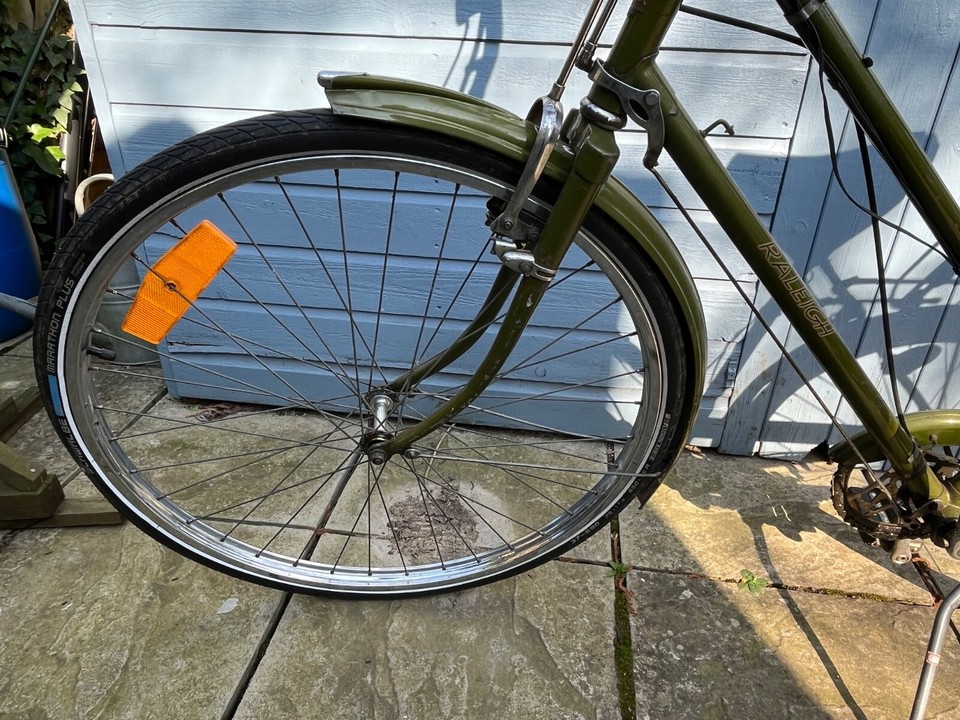 vintage raleigh ladies bicycle green | eBay UK
