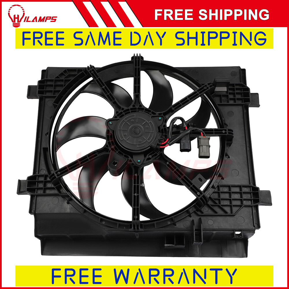 For 2013-2018 Nissan Sentra Radiator Cooling Fan Assembly 622880 Front ...