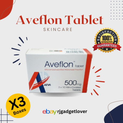 3 Box Aveflon 500mg Treatment for Hemorrhoids and Piles 30's | eBay