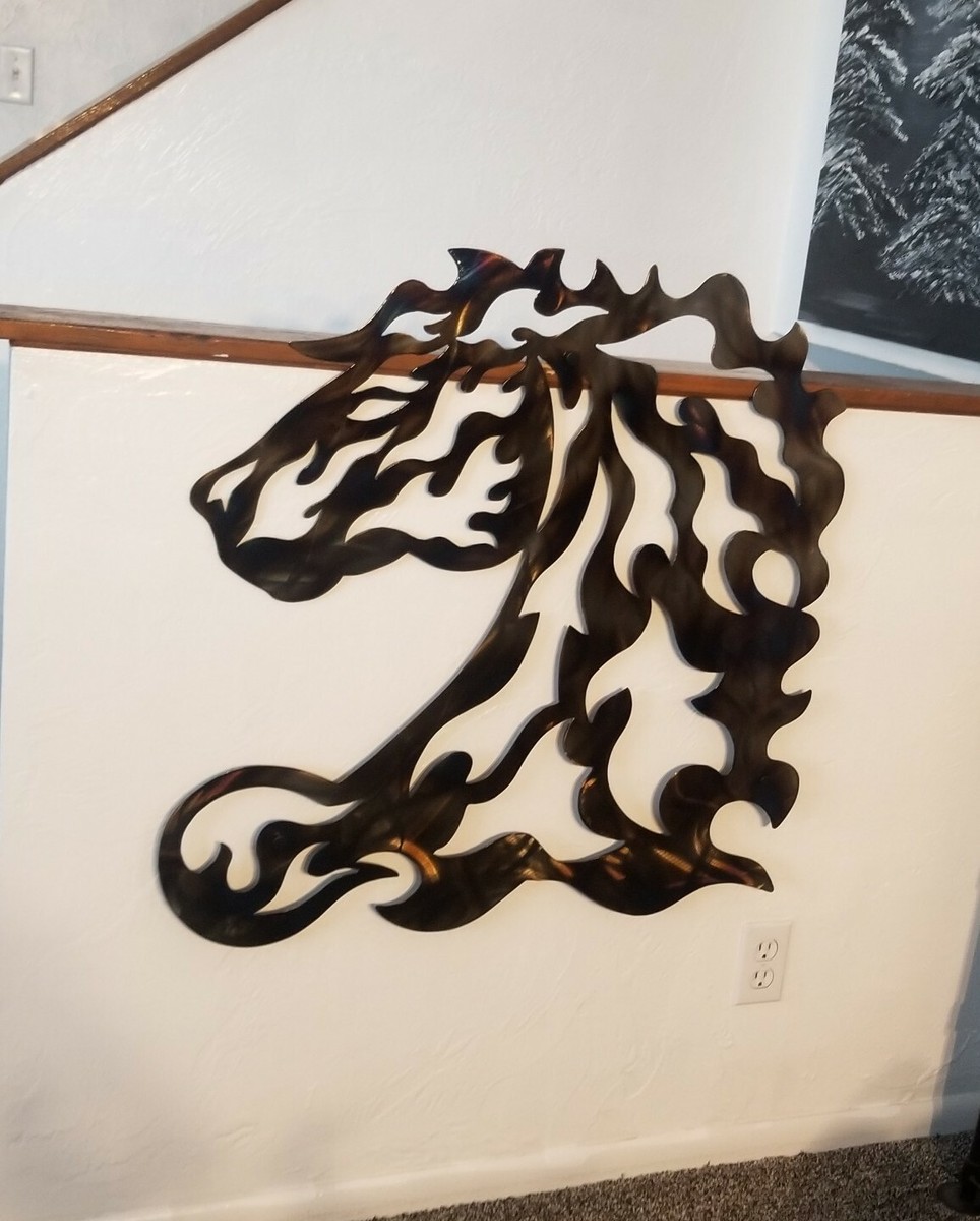 Western Metal Wall Art For Living Room Designart "Western Rodeo Spirit