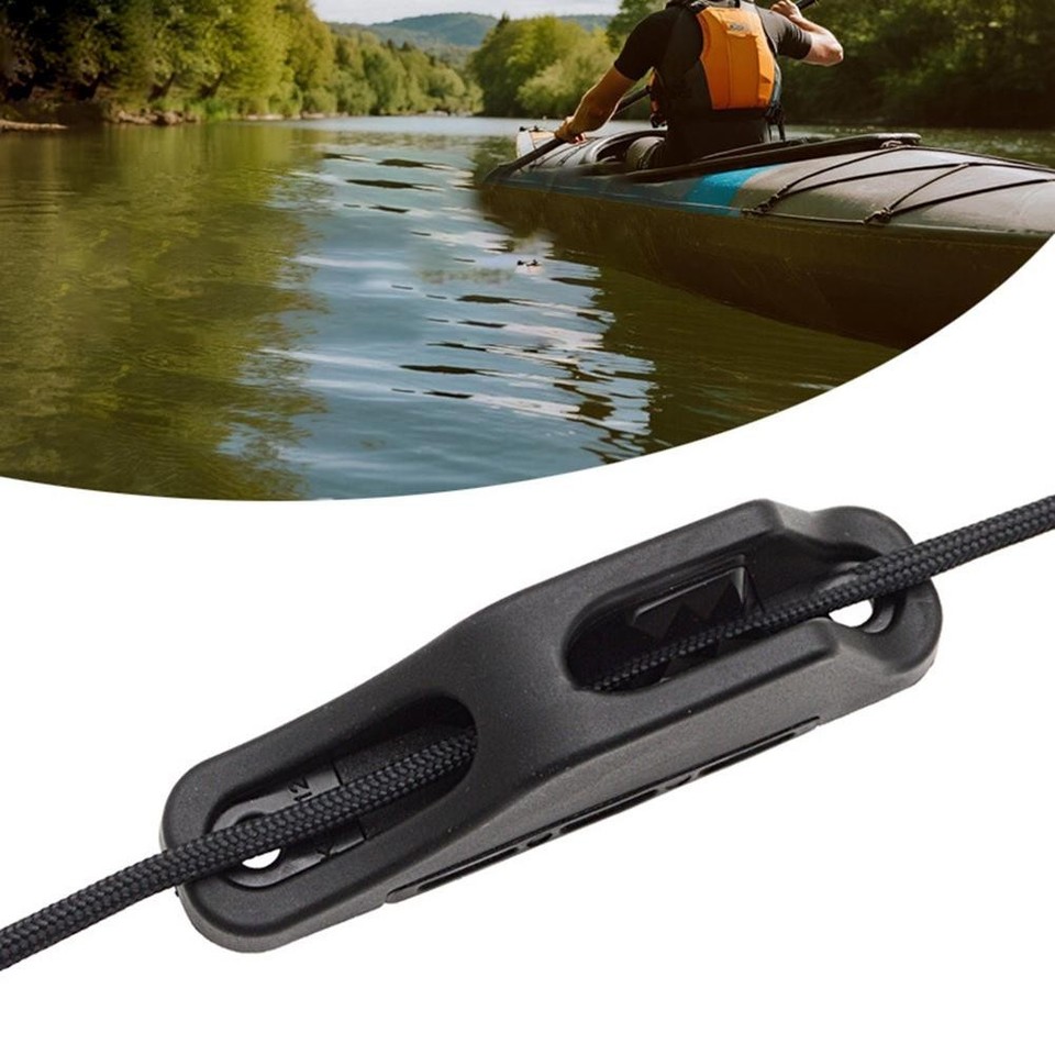 2PCS Quick Grip Boat Clam Cleats for Kayak Nylon Ropes 46mm Marine ...