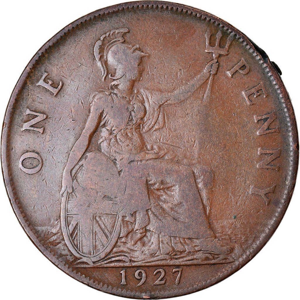 United Kingdom 1 Penny Coin | George V modified effigy | 1926 - 1927 | eBay