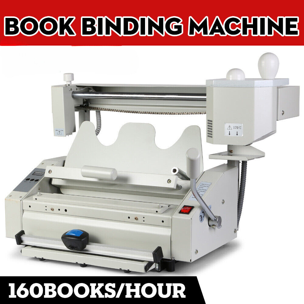 fully automatic book paper notebook making hot melt glue photo book ...