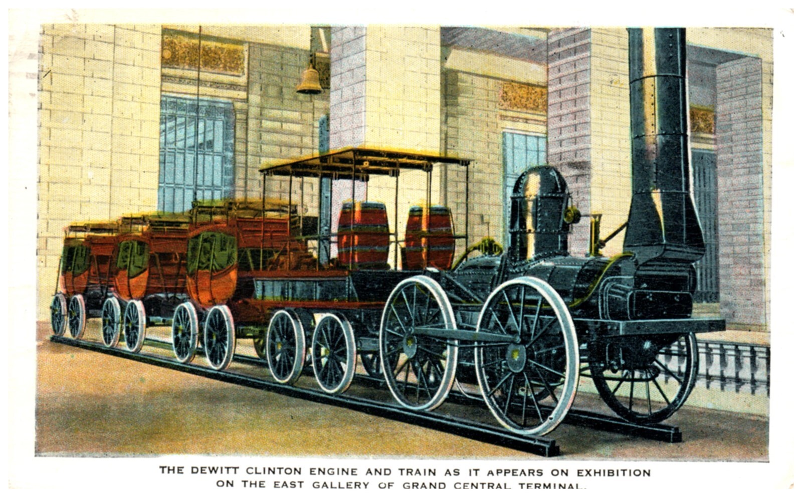 Dewitt Clinton Train Engine East Gallery of Grand Central Station ...