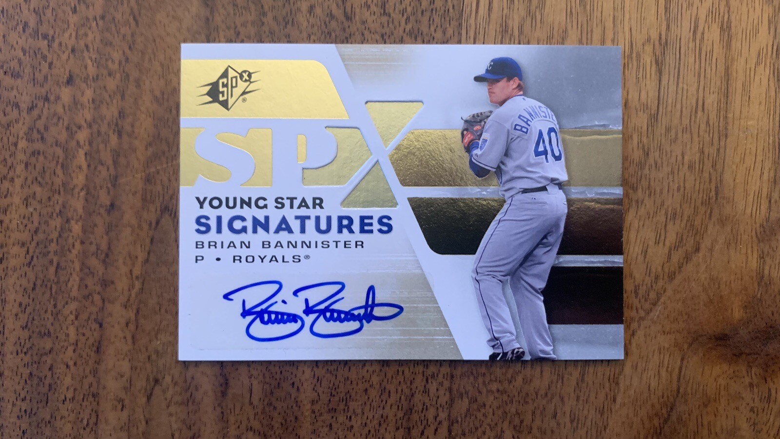 2008 SPx Young Star Signatures Brian Bannister #YSS-BB Auto | eBay