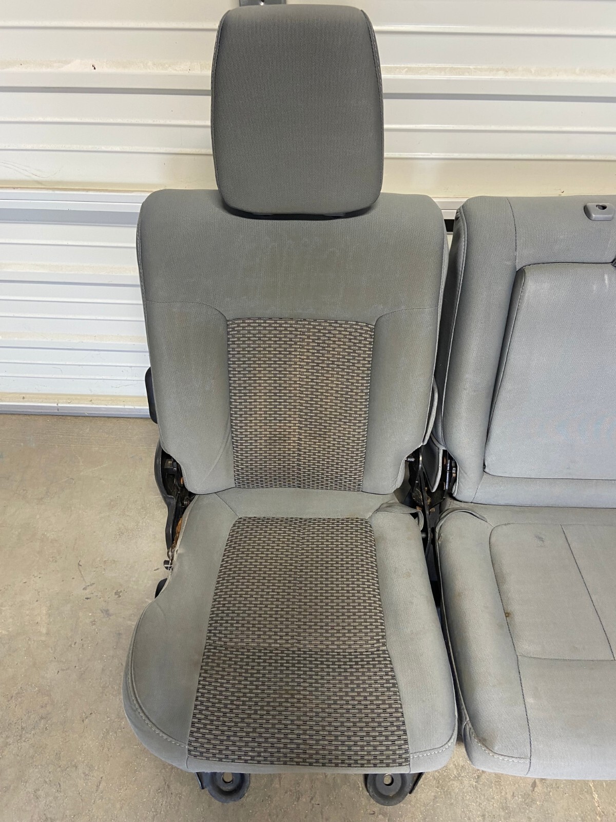 1999-2016 FORD F250 F350 F450 SUPER DUTY REAR SEATS GRAY CLOTH | eBay