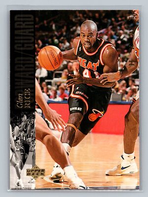 1993 Upper Deck Special Edition #148 Glen Rice Electric Court Miami ...