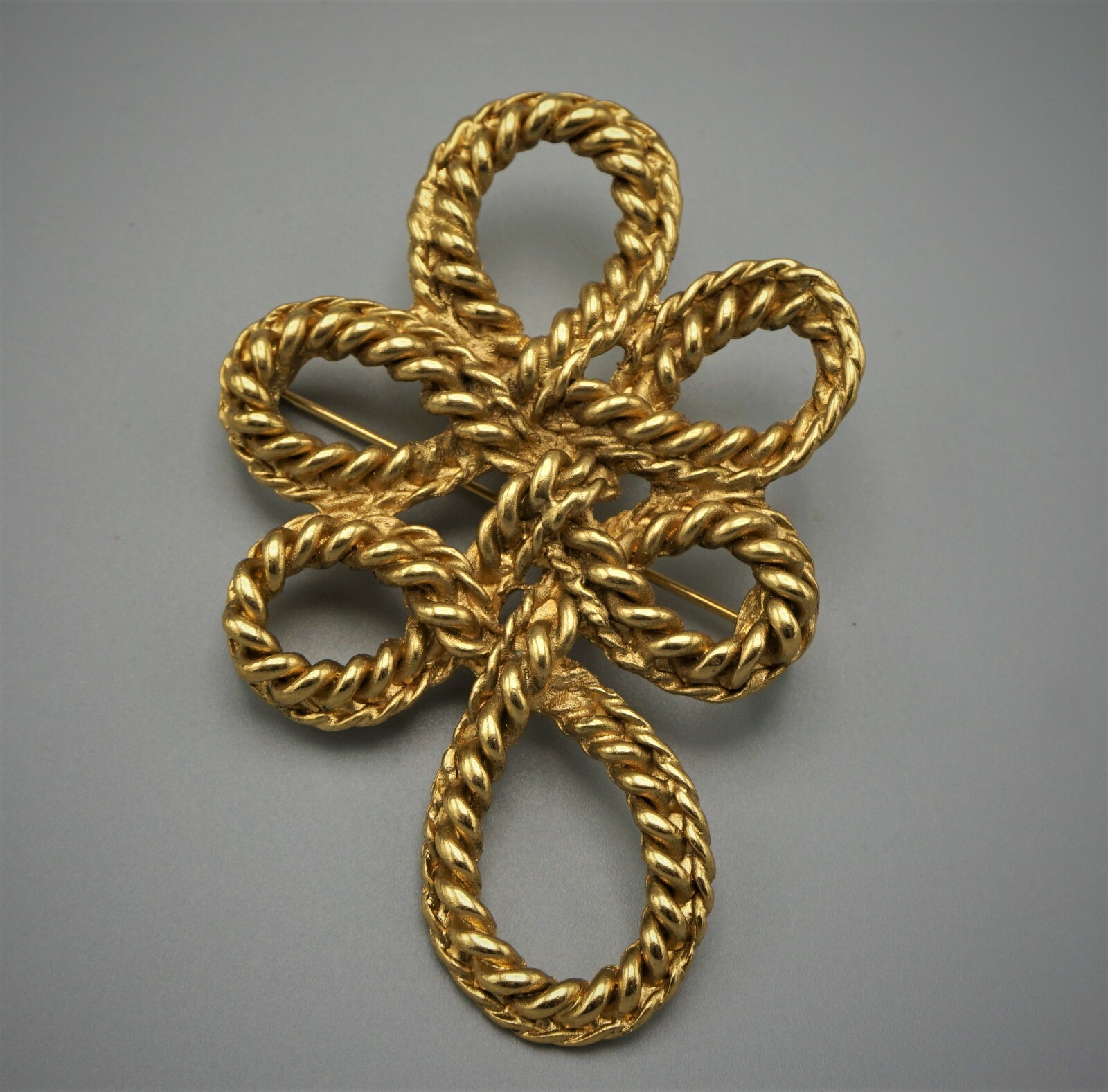 VINTAGE YVES SAINT LAURENT YSL RIVE GAUCHE TORSADE BROOCH PENDANT MADE ...