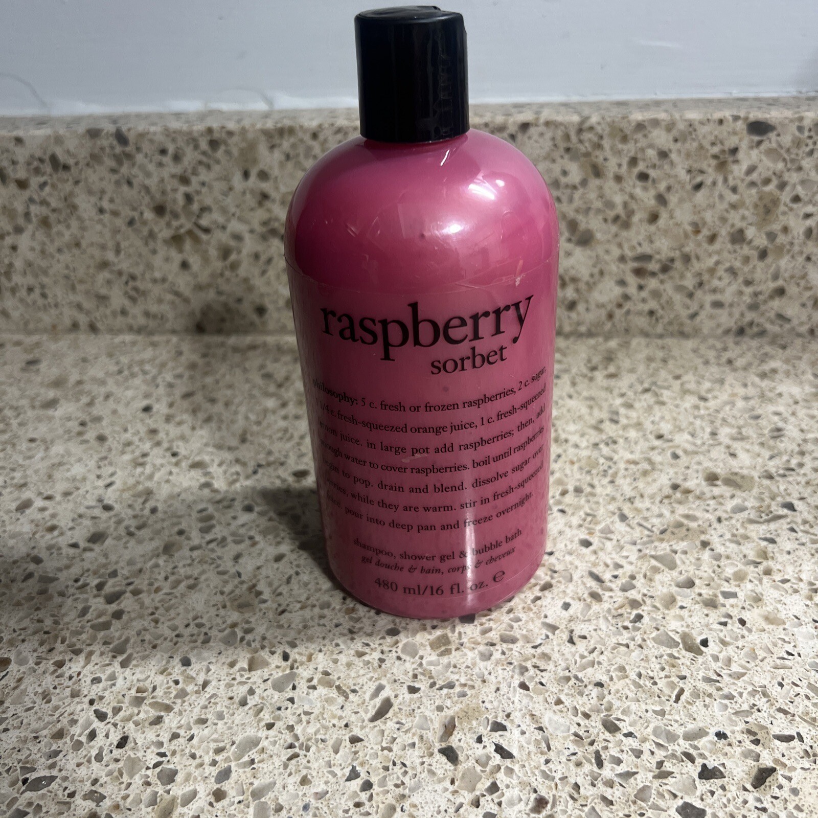 "Raspberry Sorbet Shampoo, Bath & Shower Gel by Philosophy for Unisex ...