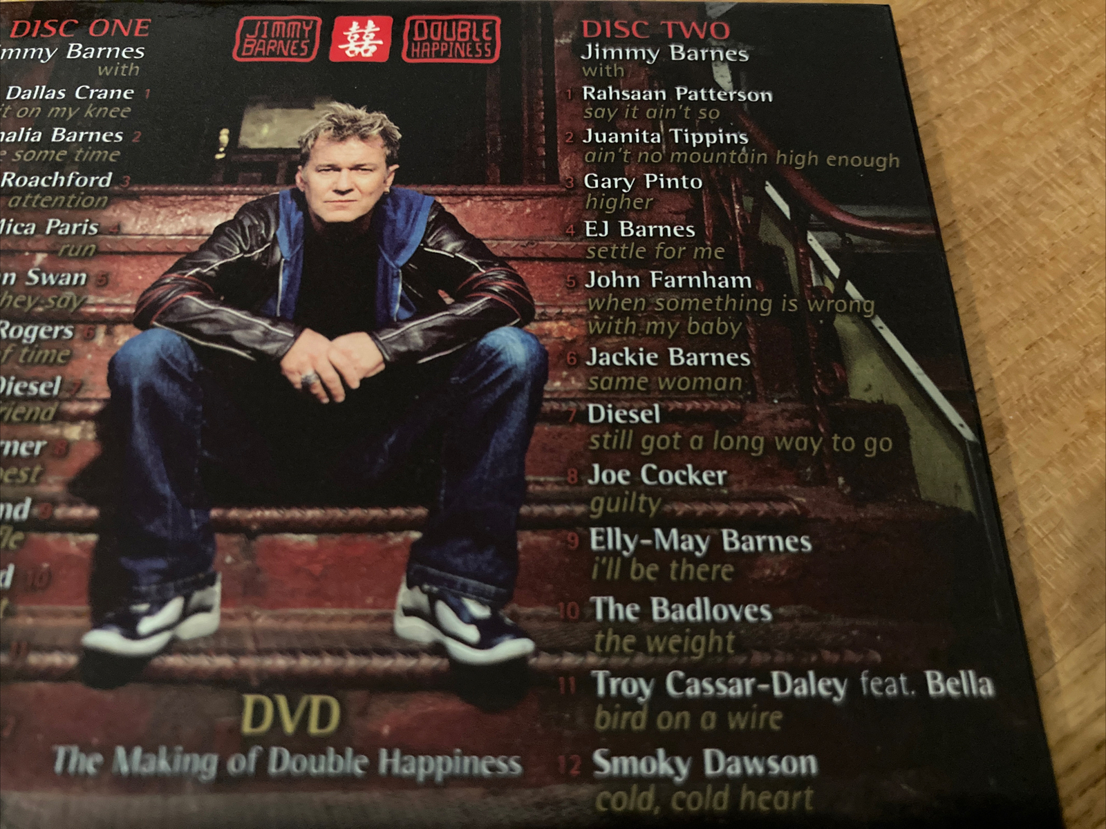 Jimmy Barnes Double Happiness CD + DVD 2005 Diesel Tina Turner INXS ...