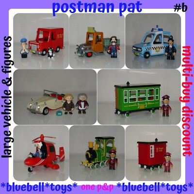 Postman Pat Toys Cars Large Vehicles and Large Figures Playsets Multi ...