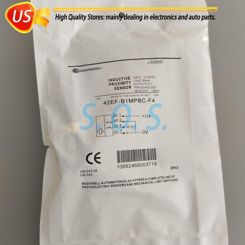 For Allen-Bradley 42EF-B1MPBC-F4 42EFB1MPBCF4 Proximity Switch Sensor ...