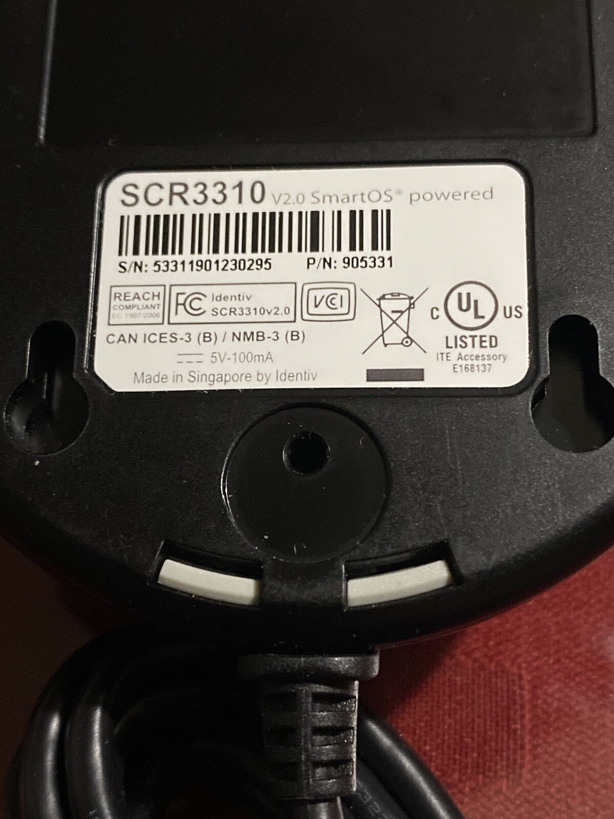 Identiv Card Reader SCR3310 /2.0 SmartOS* powered. | eBay