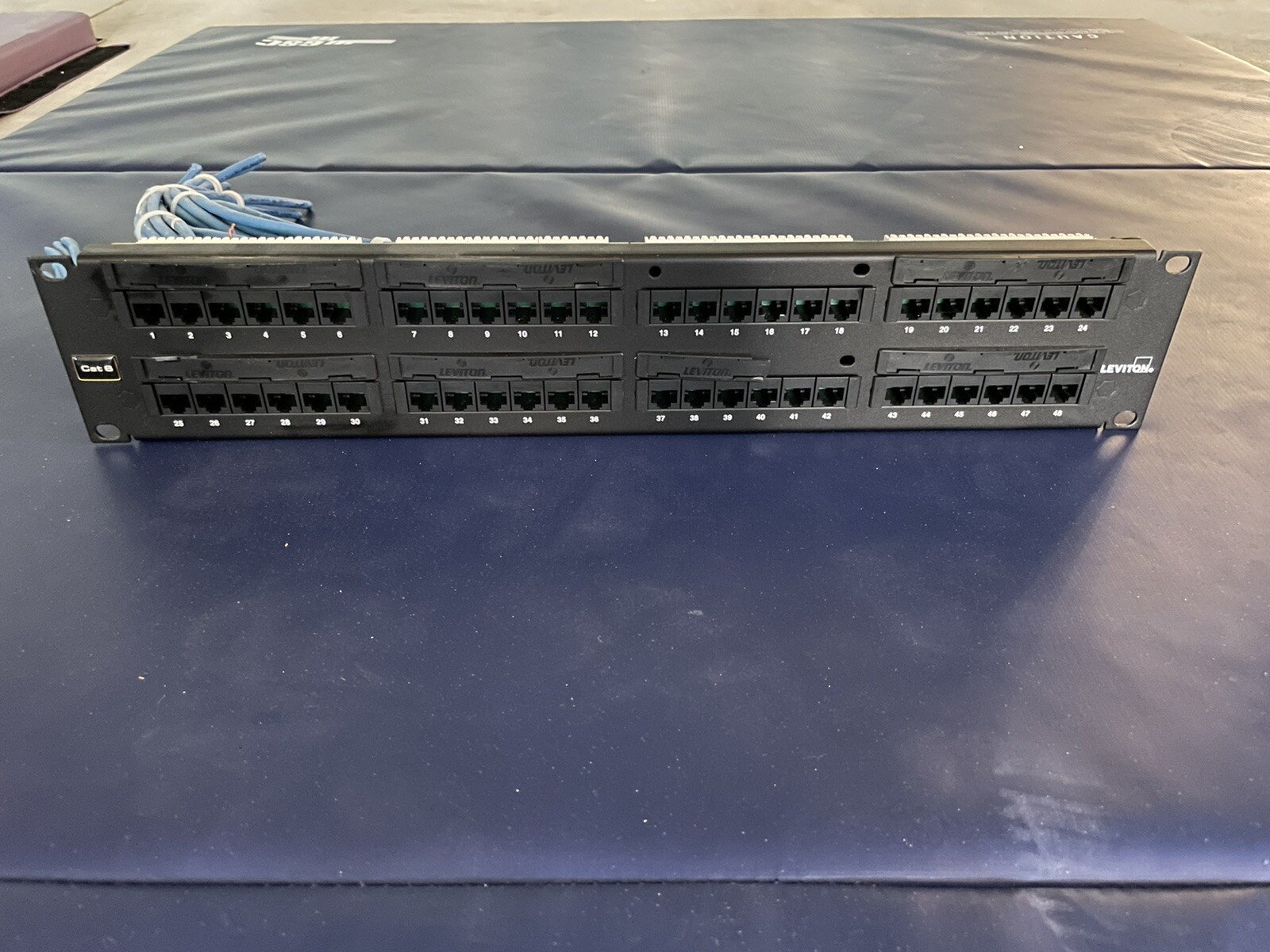 Leviton 69586-U48 - CAT 6 Universal Patch Panel - 48 Port | eBay