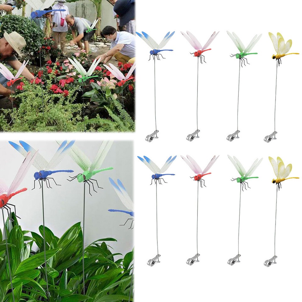 Dragonfly Clip Bug Repellent Dragonfly Garden Decor Clip-On for Garden ...